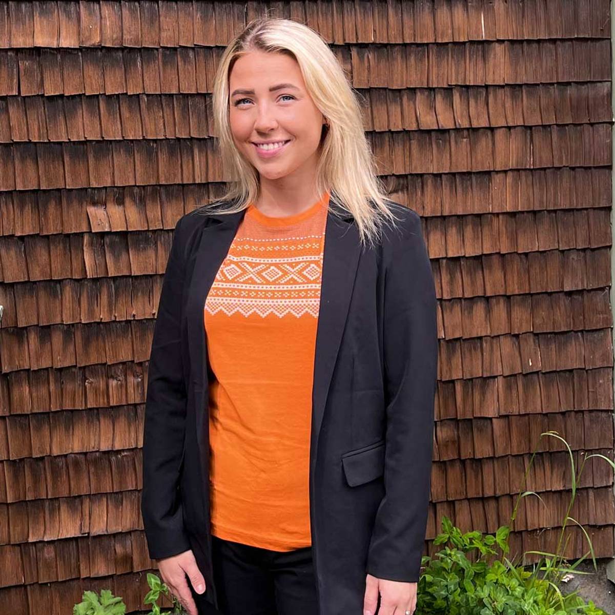 T-shirt with Marius Pattern , orange - Trollmall.com